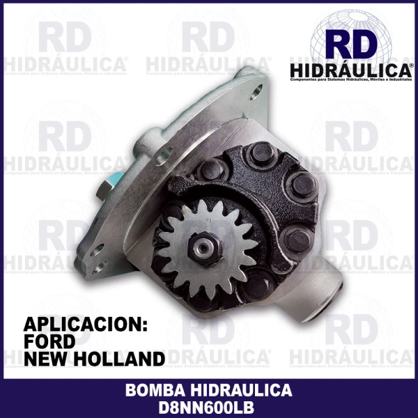 BOMBA HIDRAULICA D8NN600LB PARA TRACTOR AGRICOLA FORD/ NEW HOLLAND - RD ...